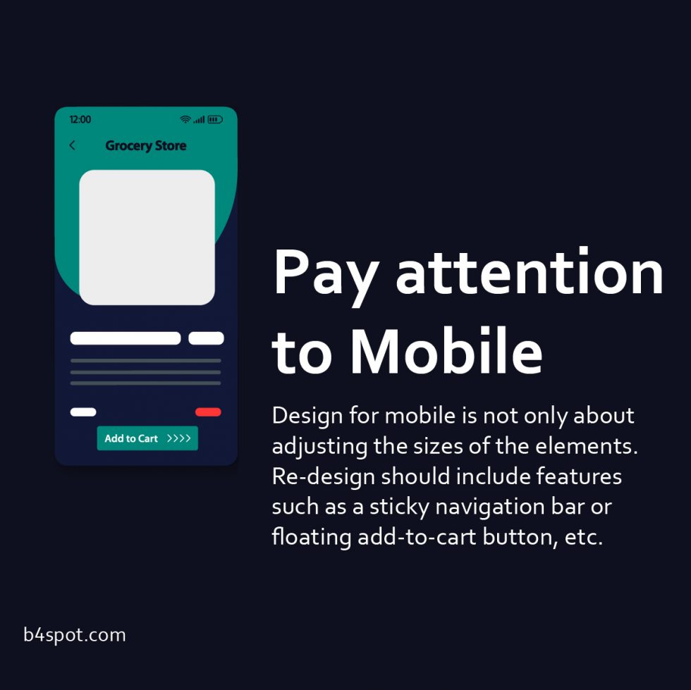 9 Tips to create a more UX-friendly eCommerce website - B4SPOT